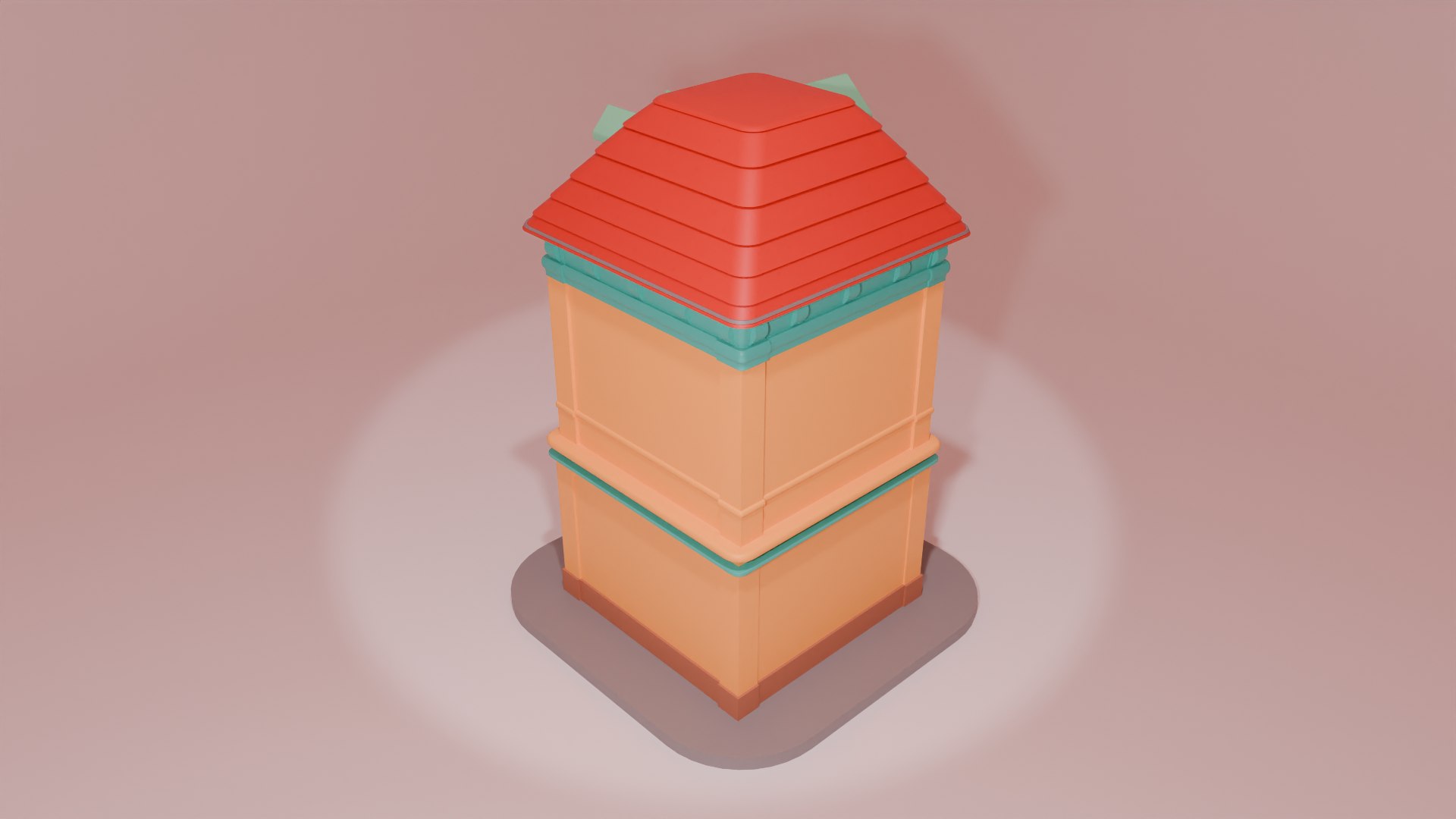 3D Stylized Low Poly City Building - TurboSquid 2378779