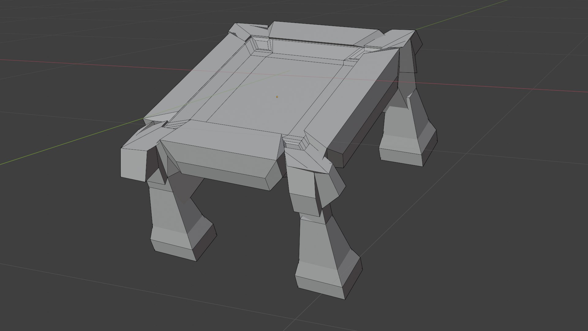 Scifi Lowpoly Hologram Table 3D Model - TurboSquid 1843793