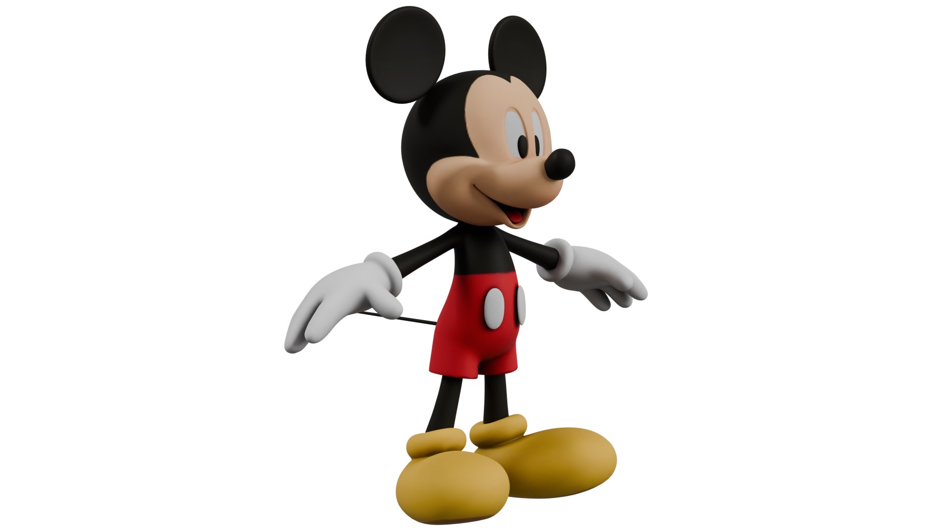 Mickey Mouse 3D Model - TurboSquid 2210909