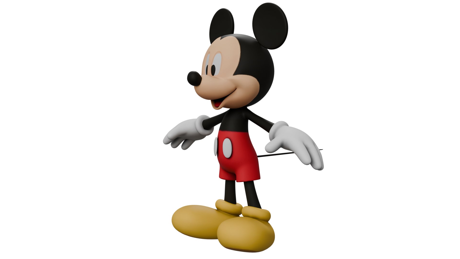 Mickey Mouse 3D Model - TurboSquid 2210909