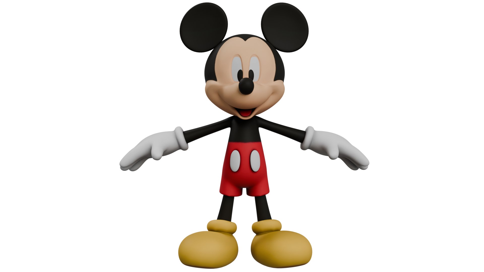 Mickey Mouse 3D Model - TurboSquid 2210909