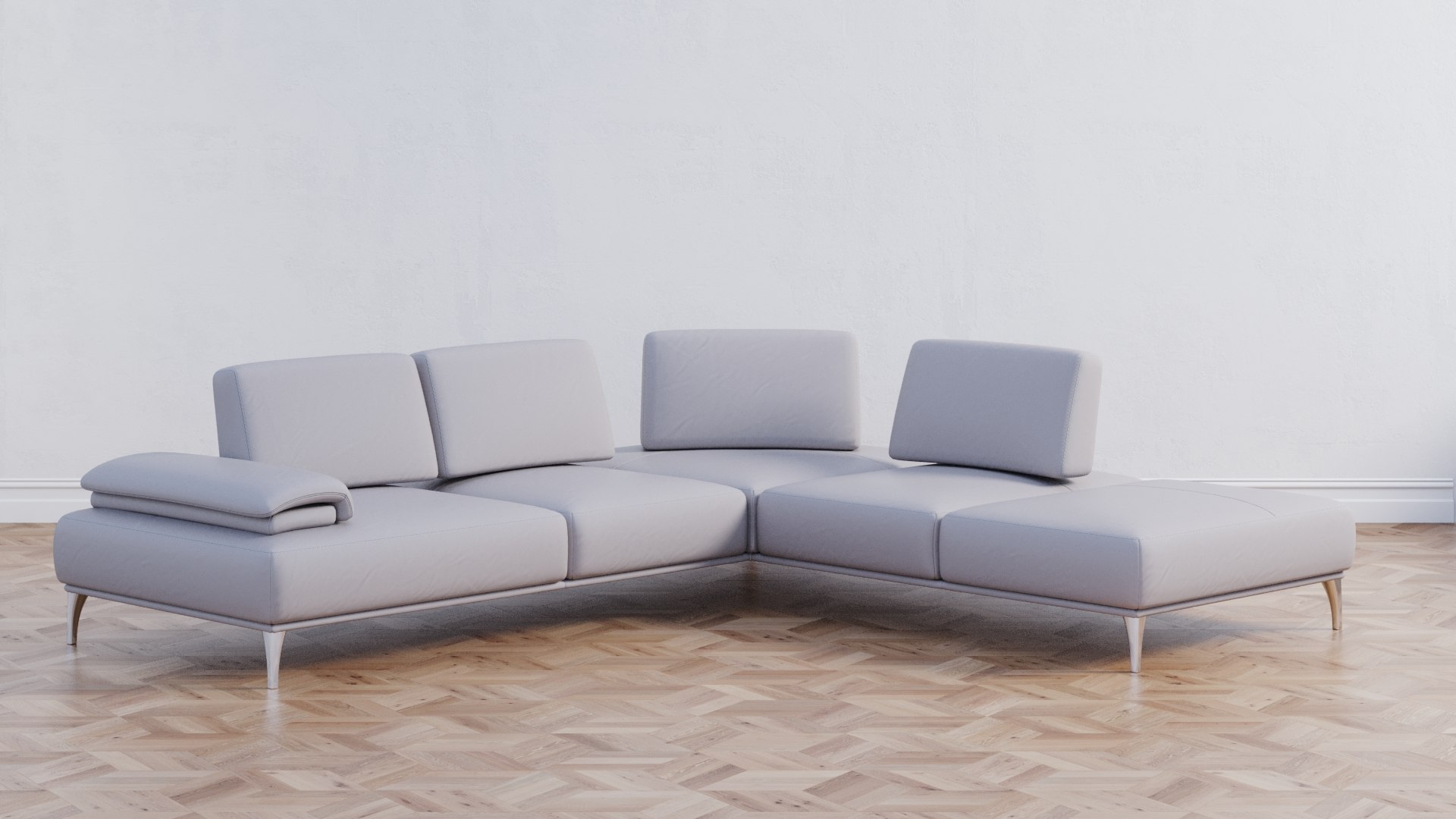 3D Rossini Discovery Sectional Couch - TurboSquid 1789877