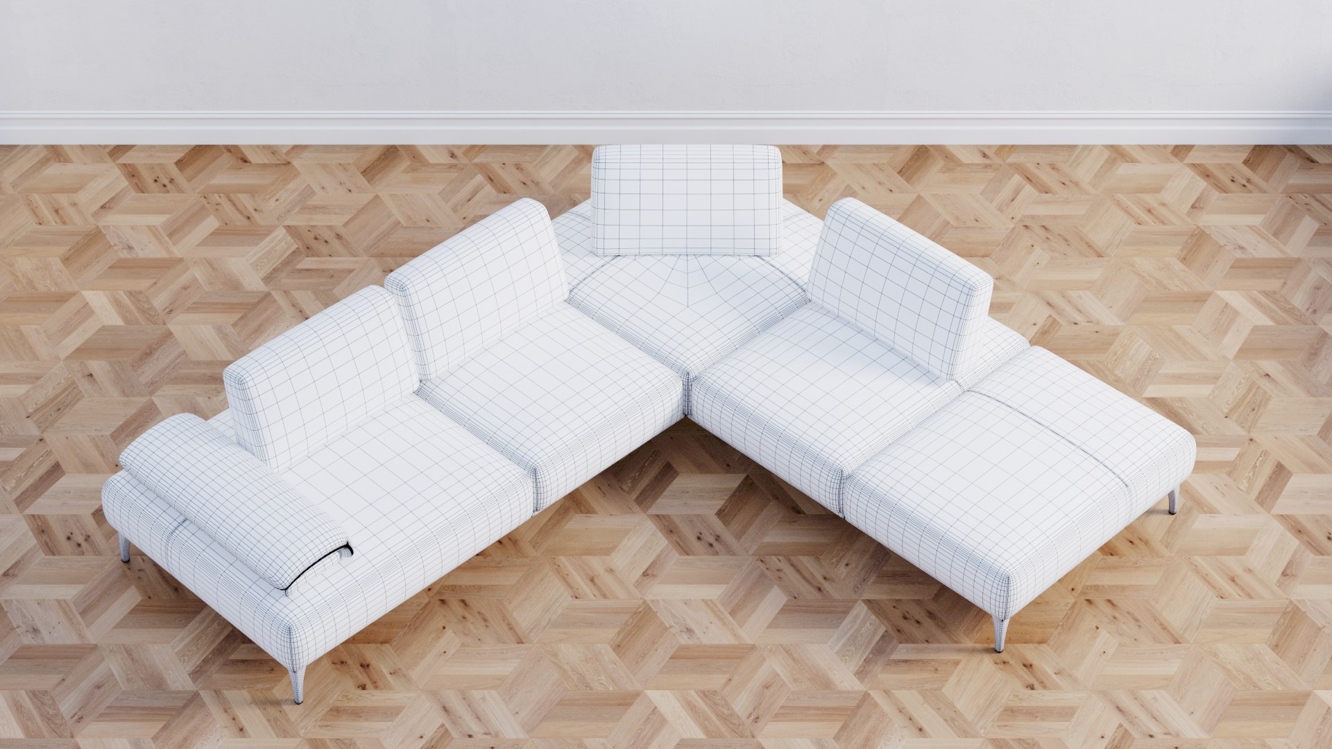 3D Rossini Discovery Sectional Couch - TurboSquid 1789877