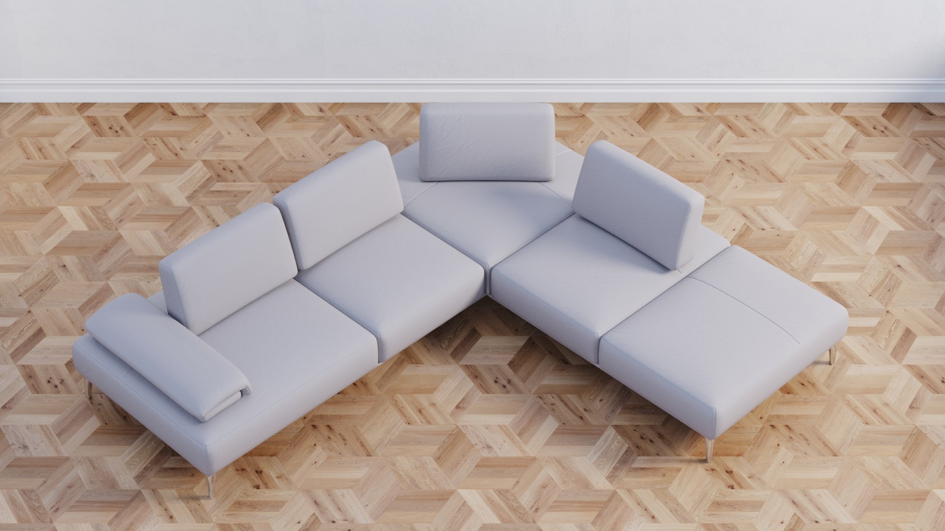 3D Rossini Discovery Sectional Couch - TurboSquid 1789877