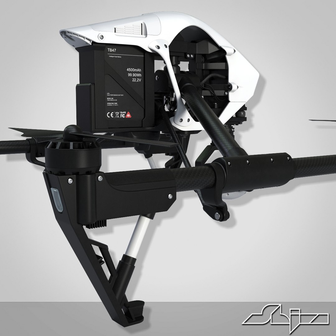 3d Quadrocopter Dji Inspire Quads Model