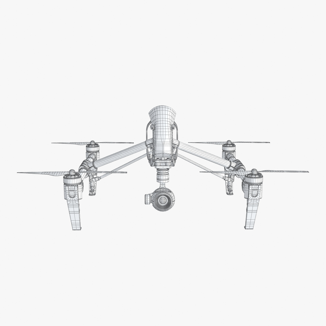 3d Quadrocopter Dji Inspire Quads Model