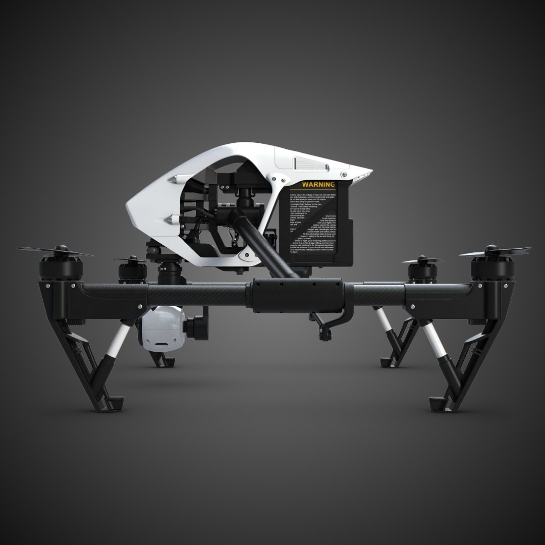 3d Quadrocopter Dji Inspire Quads Model
