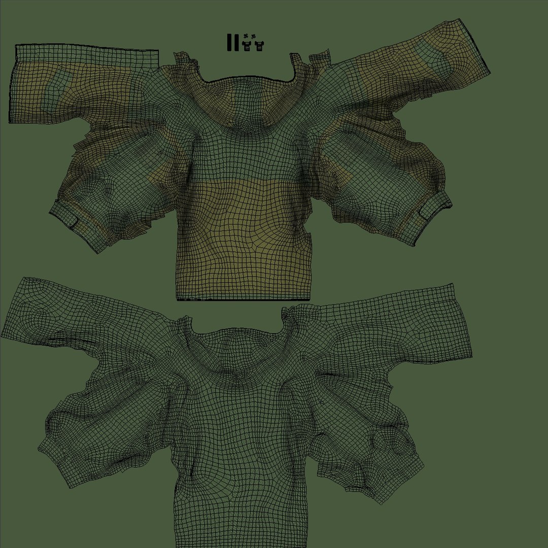 3D Realistic Hunting Jacket - TurboSquid 1439225