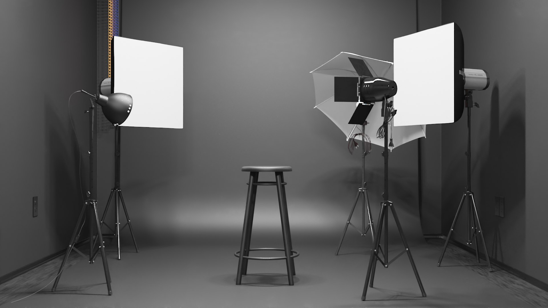 Black Interior Photo Studio 3D - TurboSquid 2267814