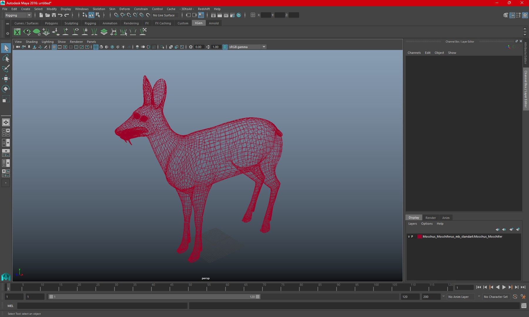 Moschus Moschiferus 3D model - TurboSquid 2181282