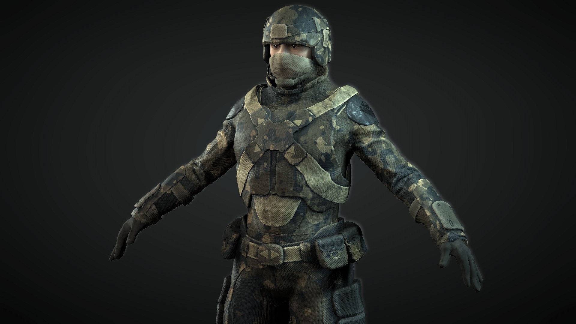 Future Soldier 3D Model - TurboSquid 1873465