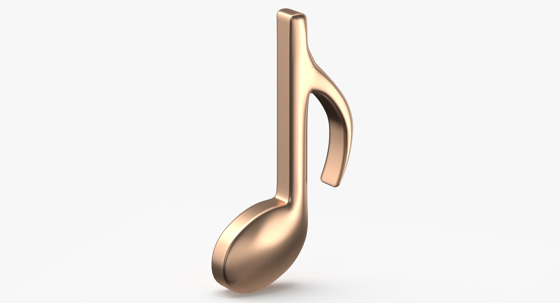 Quaver Eighth Note Model - TurboSquid 2019578