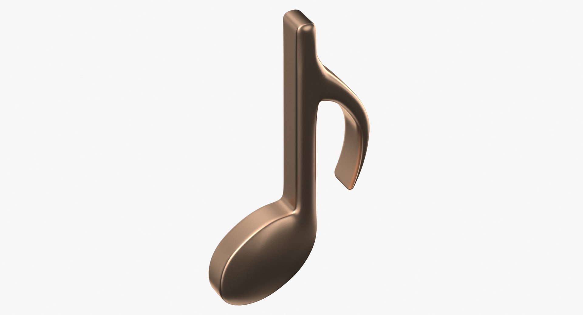 Quaver Eighth Note Model - TurboSquid 2019578