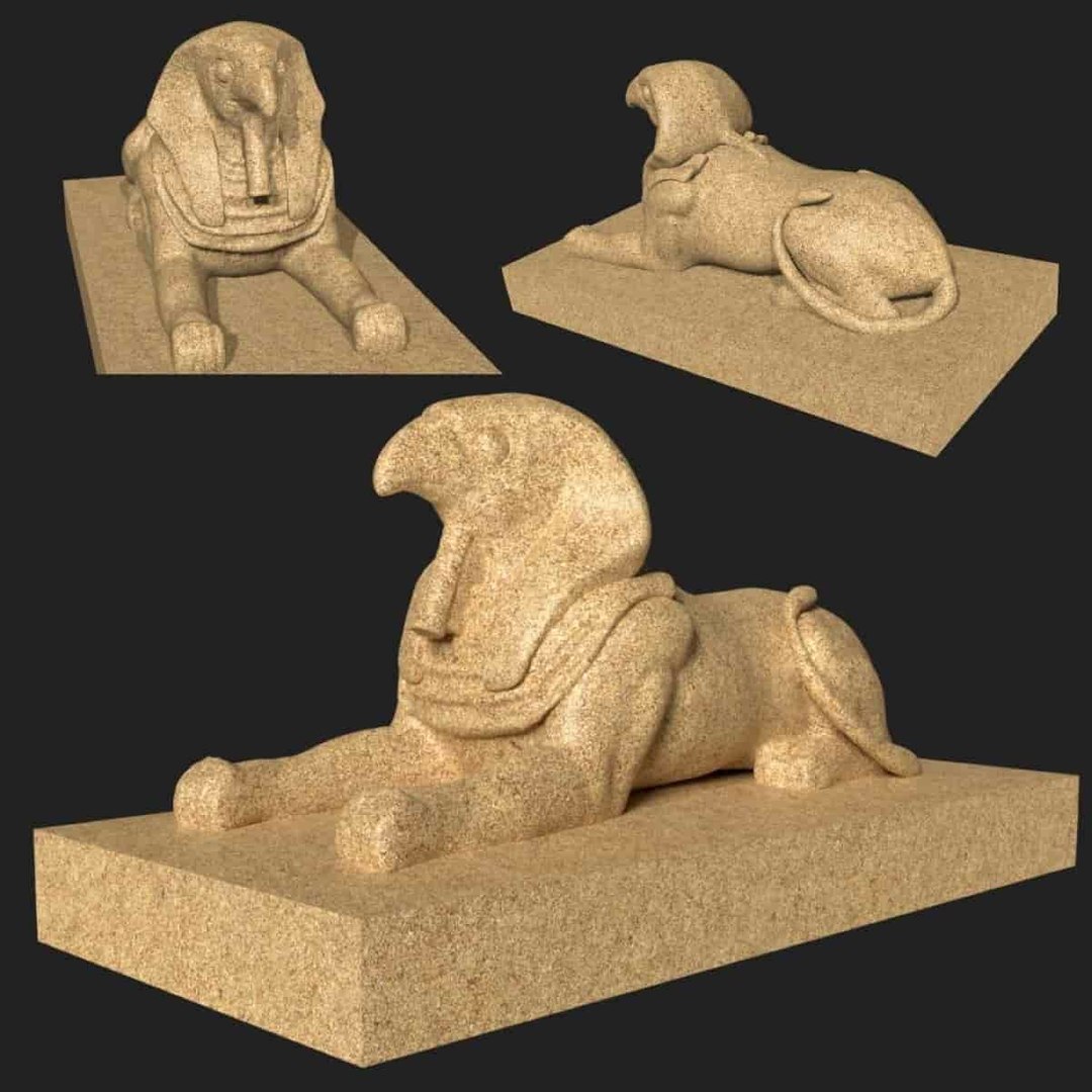 Horus Sphinx 3D Model - TurboSquid 1784044