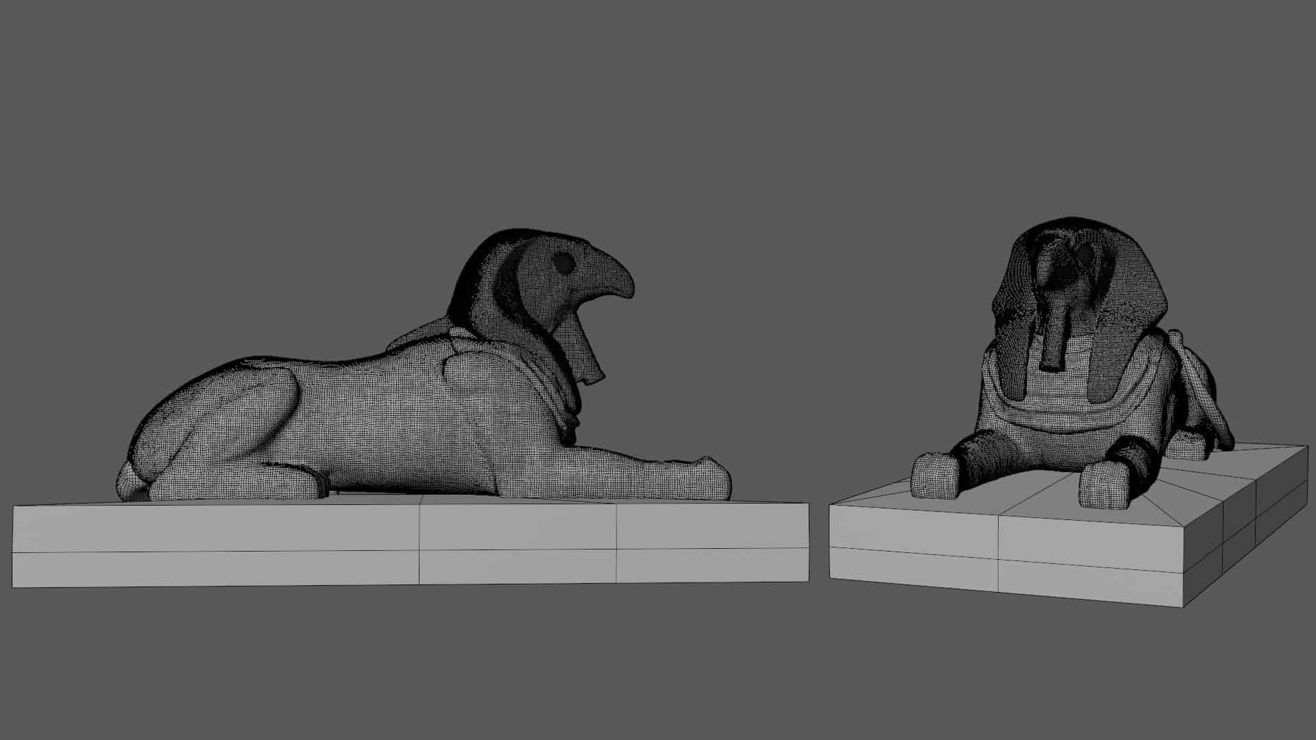 Horus Sphinx 3D Model - TurboSquid 1784044