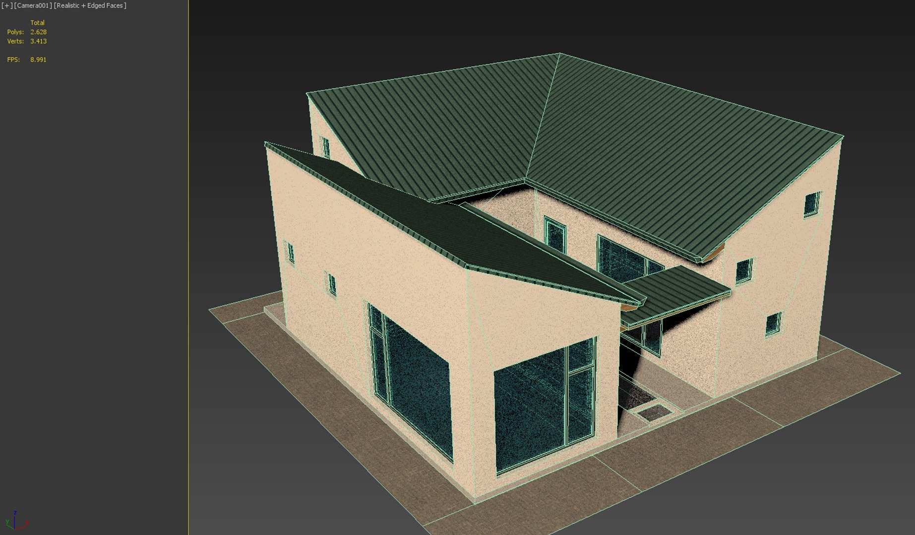 Modern Japanese House Small 3D Model - TurboSquid 1587373