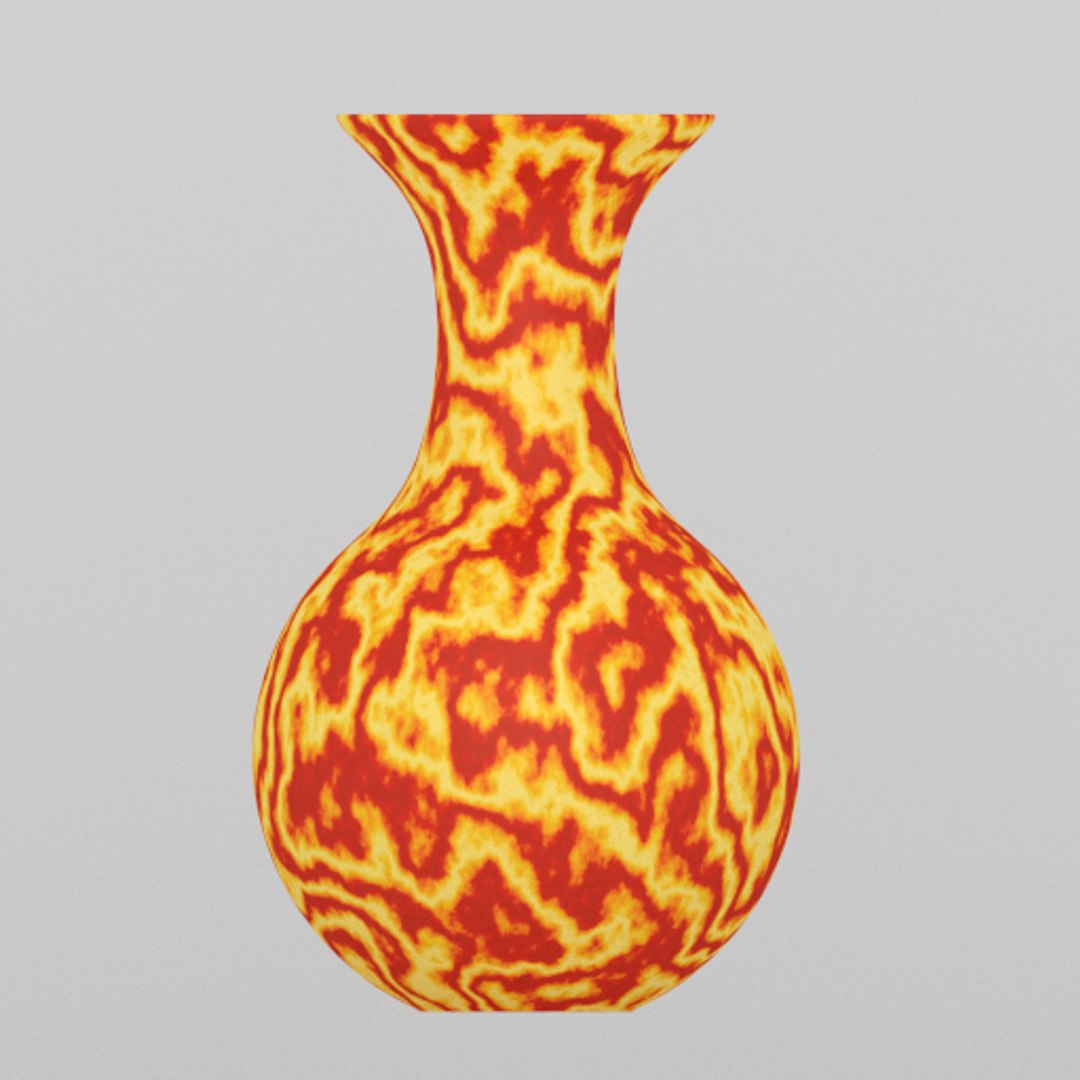 Vase Lava 3ds Free