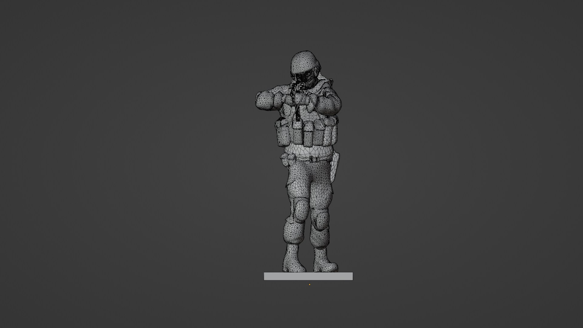Figures Of A Standing Soldier With RPK And PKM STL 3D - TurboSquid 1951570