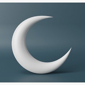 Crescent Moon 3D Models for Download | TurboSquid