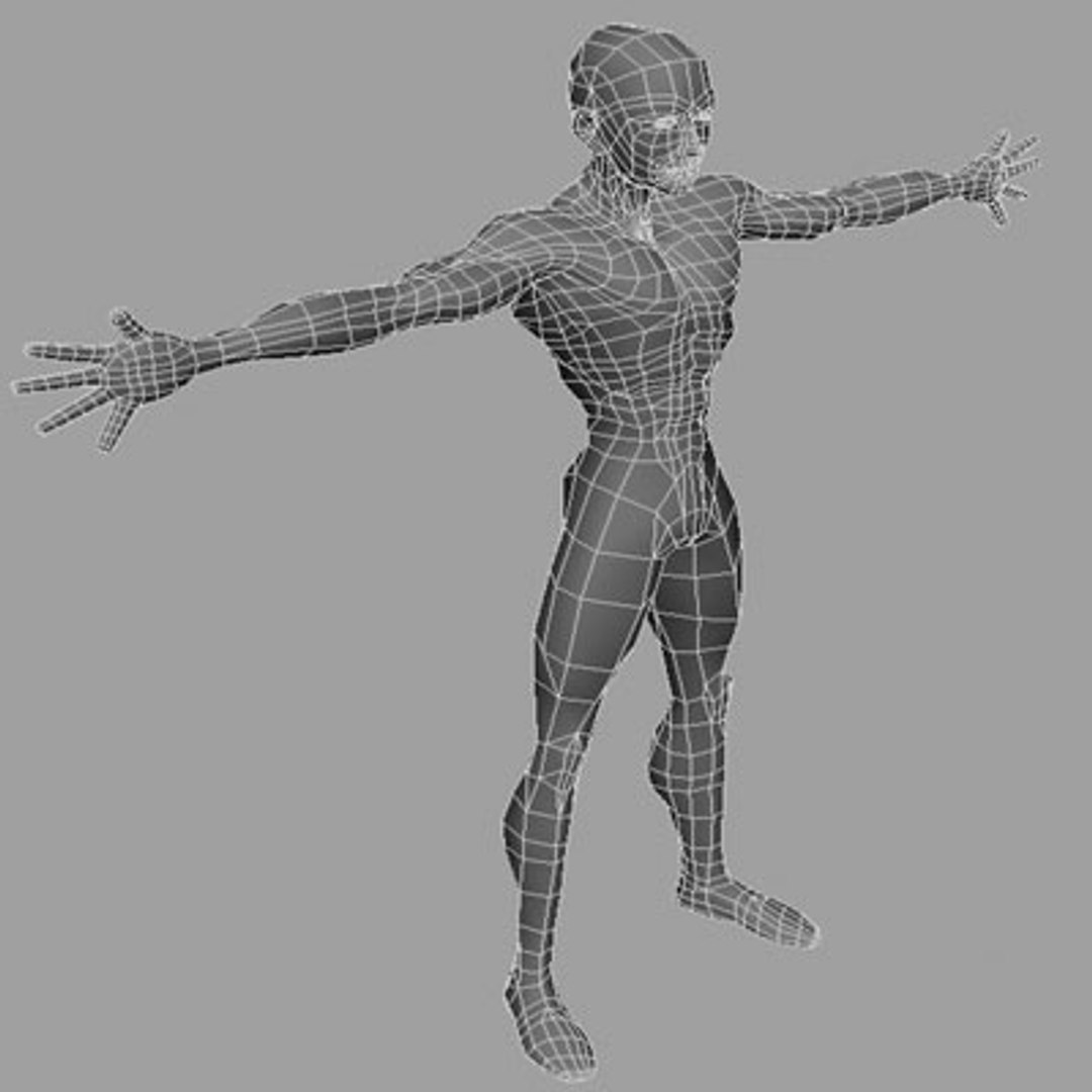 male man person 3d model