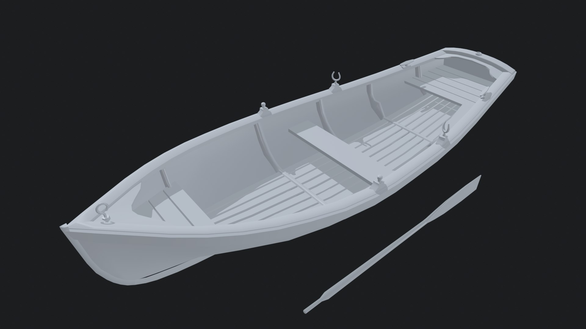 3D Small Boat - TurboSquid 2320761