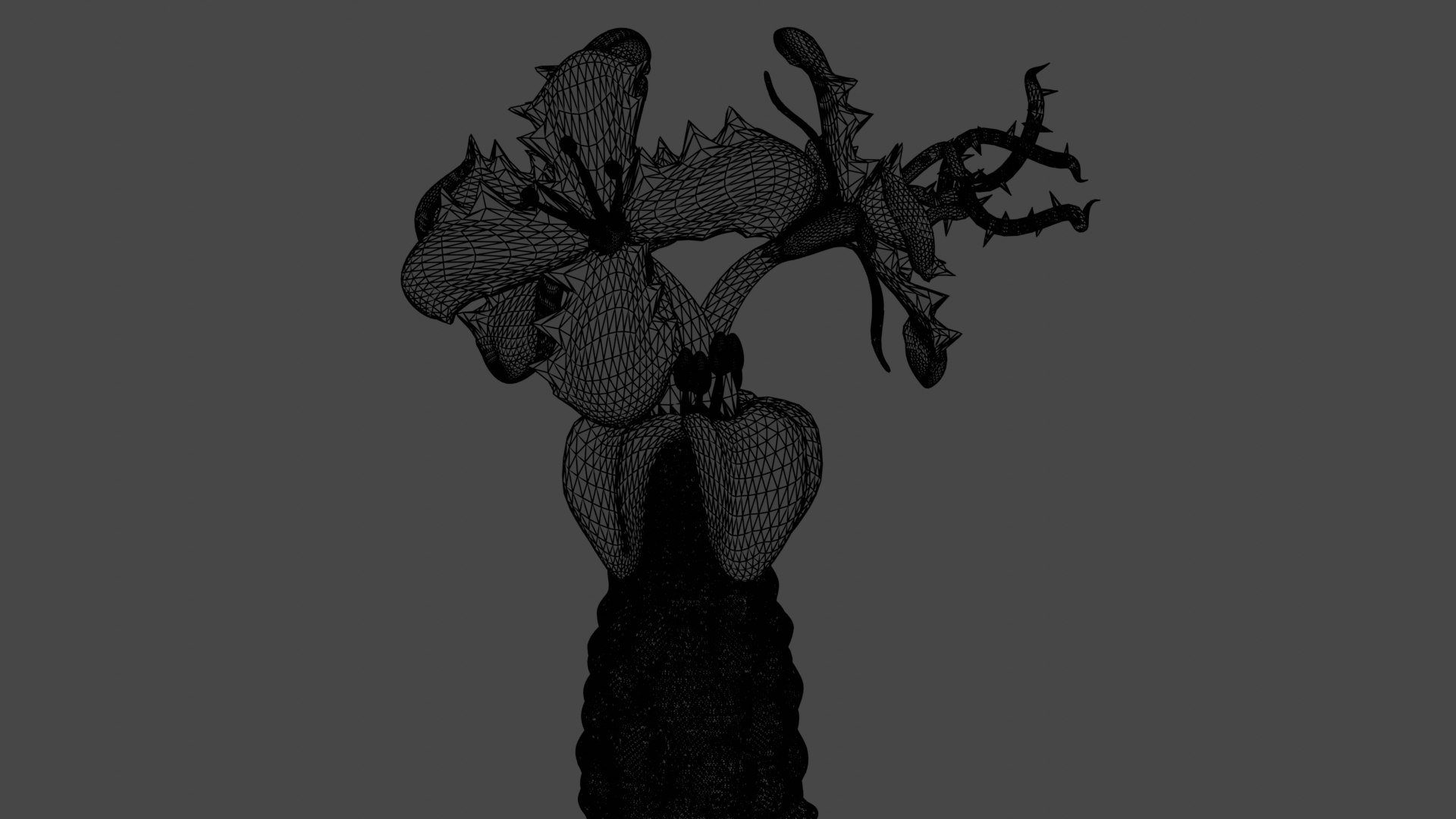 3D Tri-flower Flower - TurboSquid 1682410