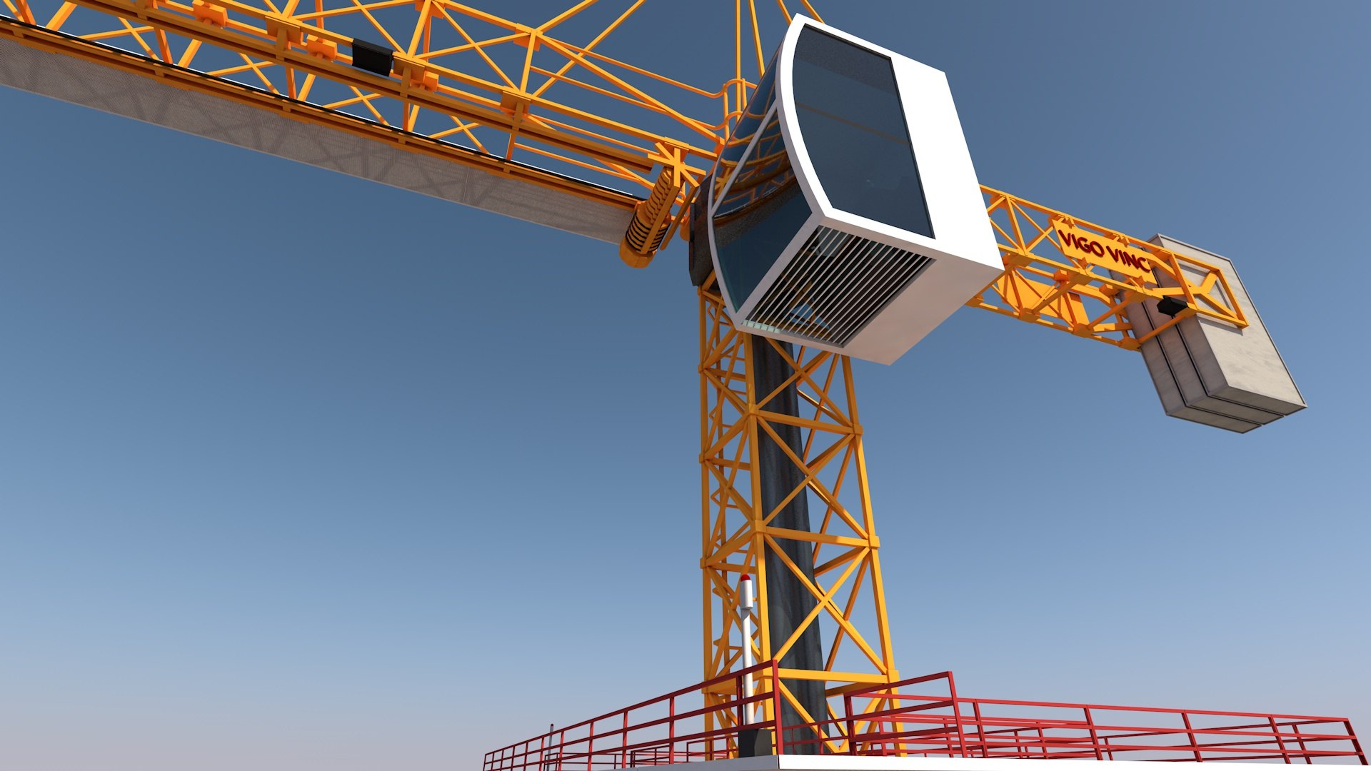 Crane model - TurboSquid 1419604