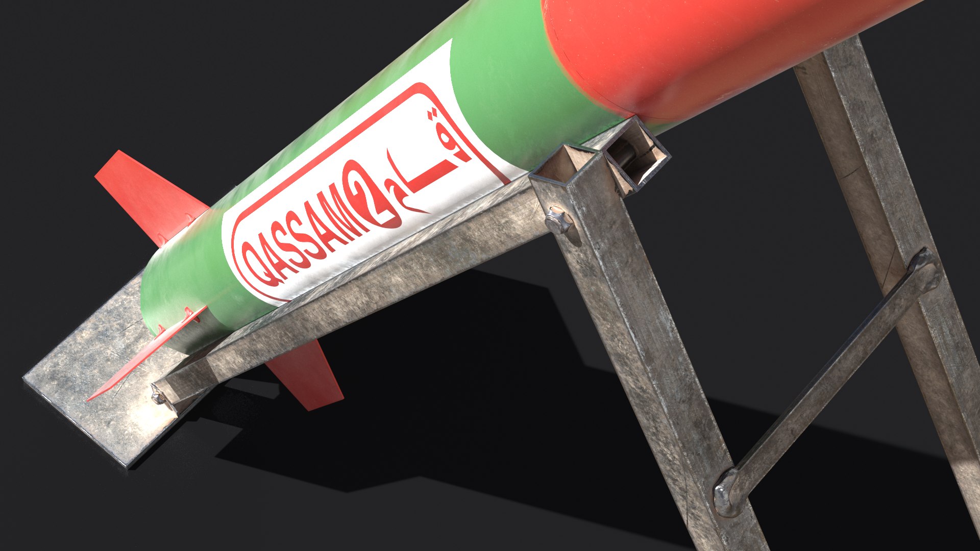 3D Qassam 2 Rocket - TurboSquid 2147169