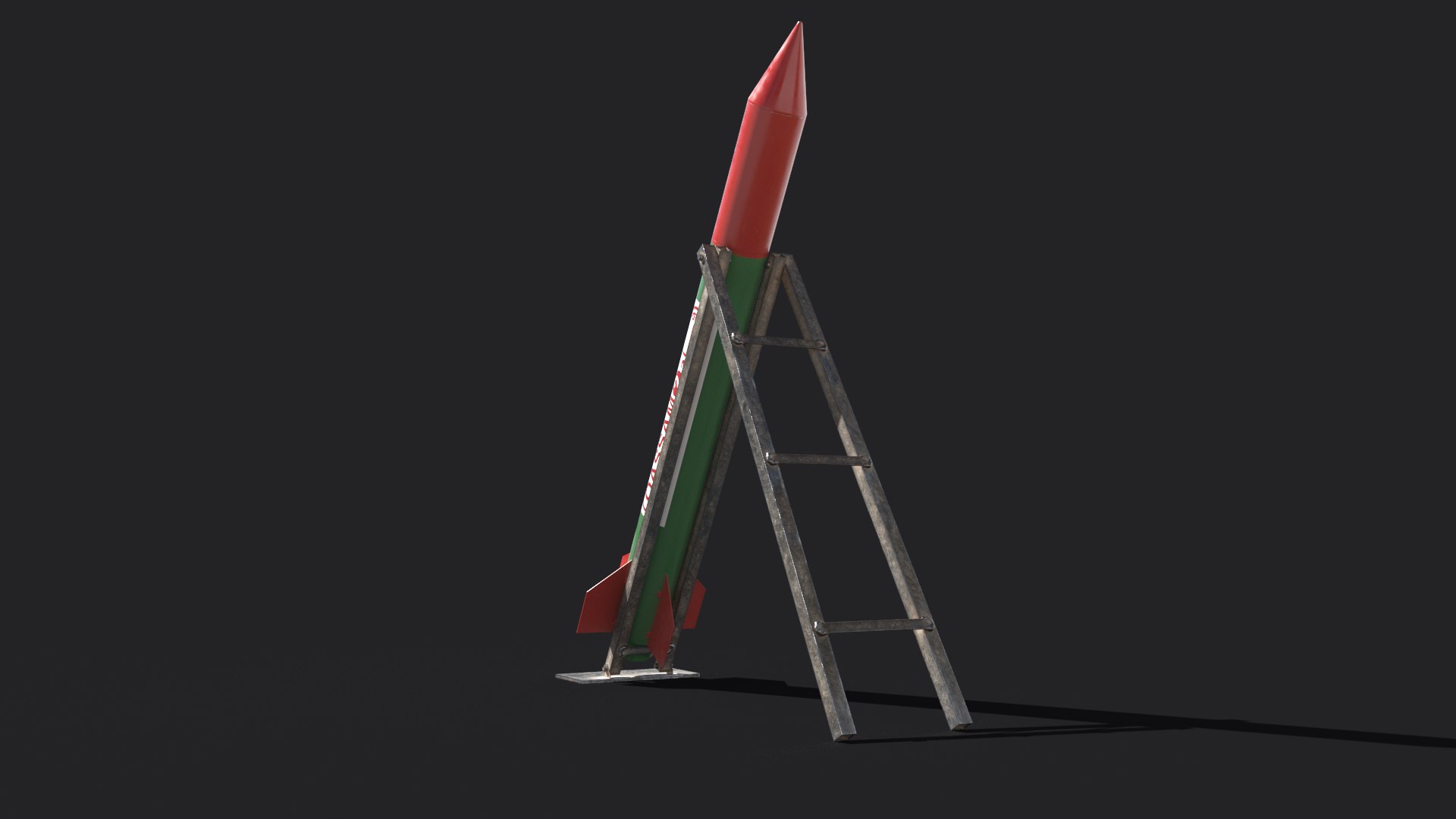 3D Qassam 2 Rocket - TurboSquid 2147169