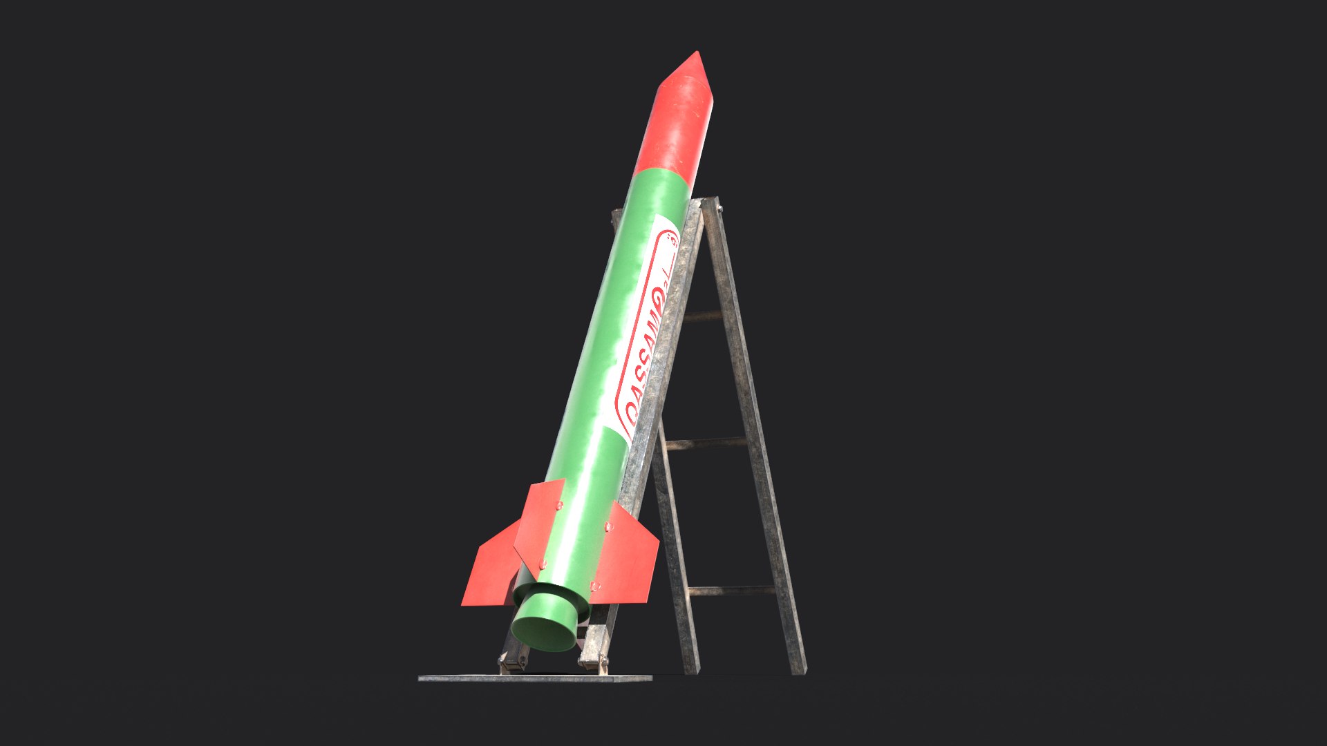 3D Qassam 2 Rocket - TurboSquid 2147169