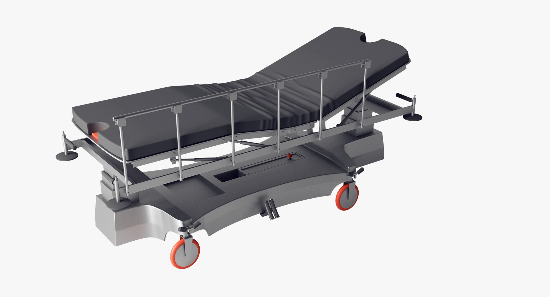 Realistic Life Support Bed Model - TurboSquid 1199819