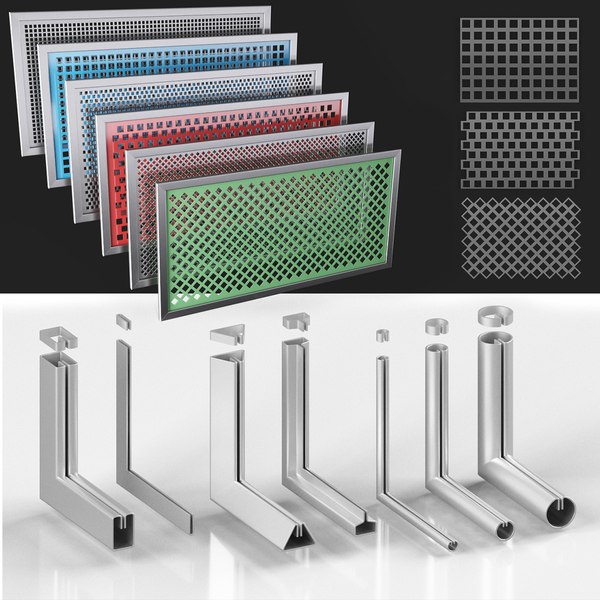 3D Perforated Models | TurboSquid