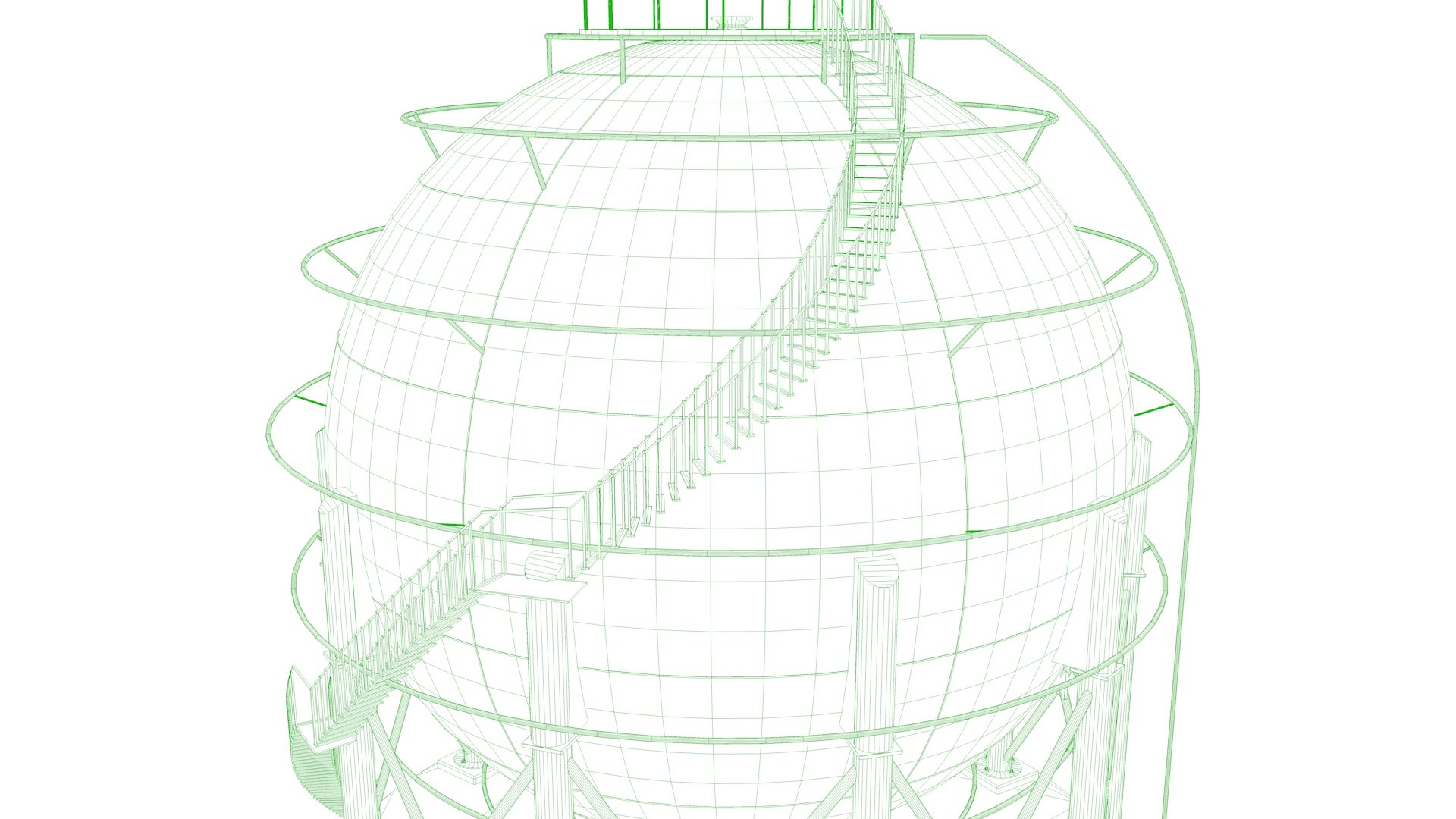 Sphere Tank 3D Model 3D Model - TurboSquid 2165941