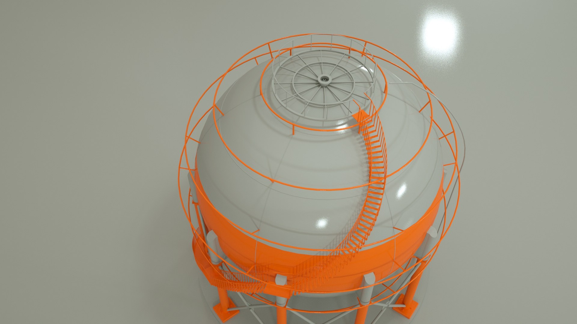 Sphere Tank 3D Model 3D Model - TurboSquid 2165941