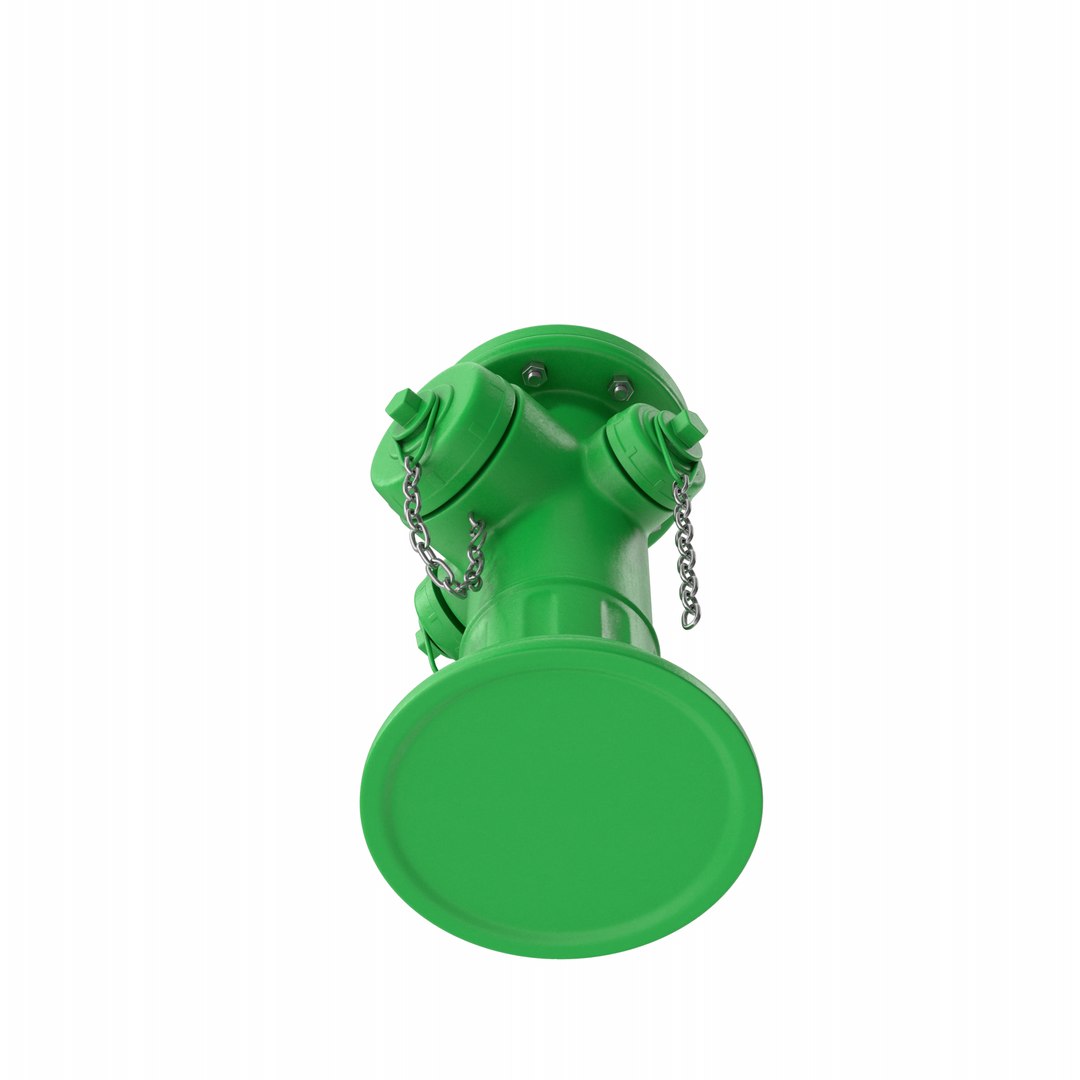 3D Green Fire Hydrant - TurboSquid 2190337