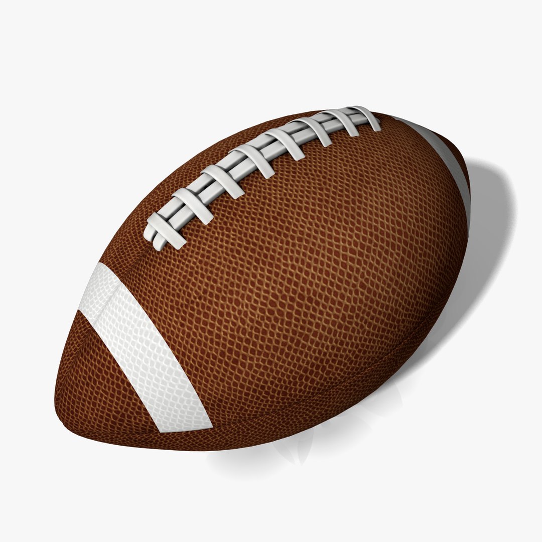 3d obj football ball