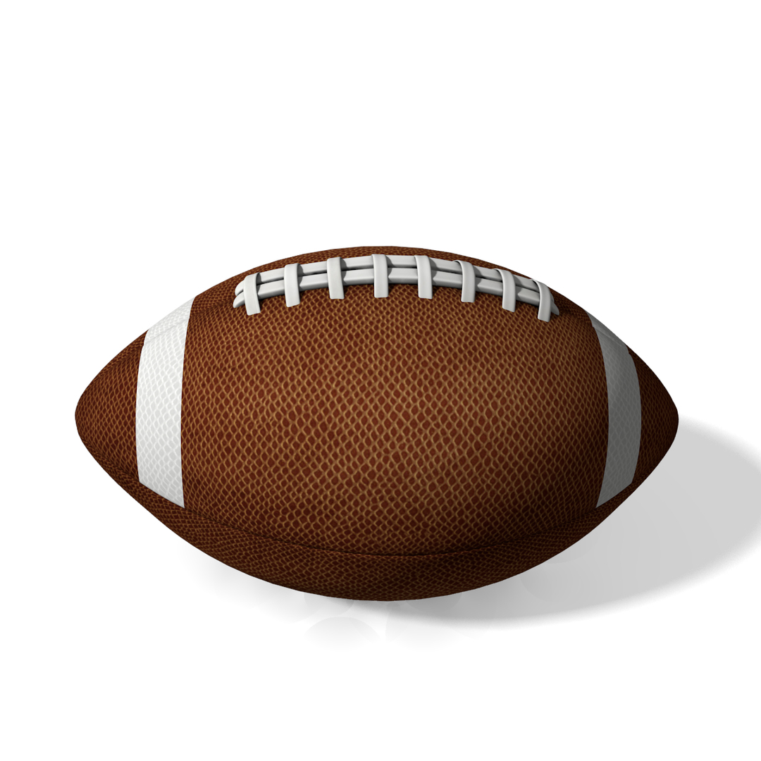 3d obj football ball
