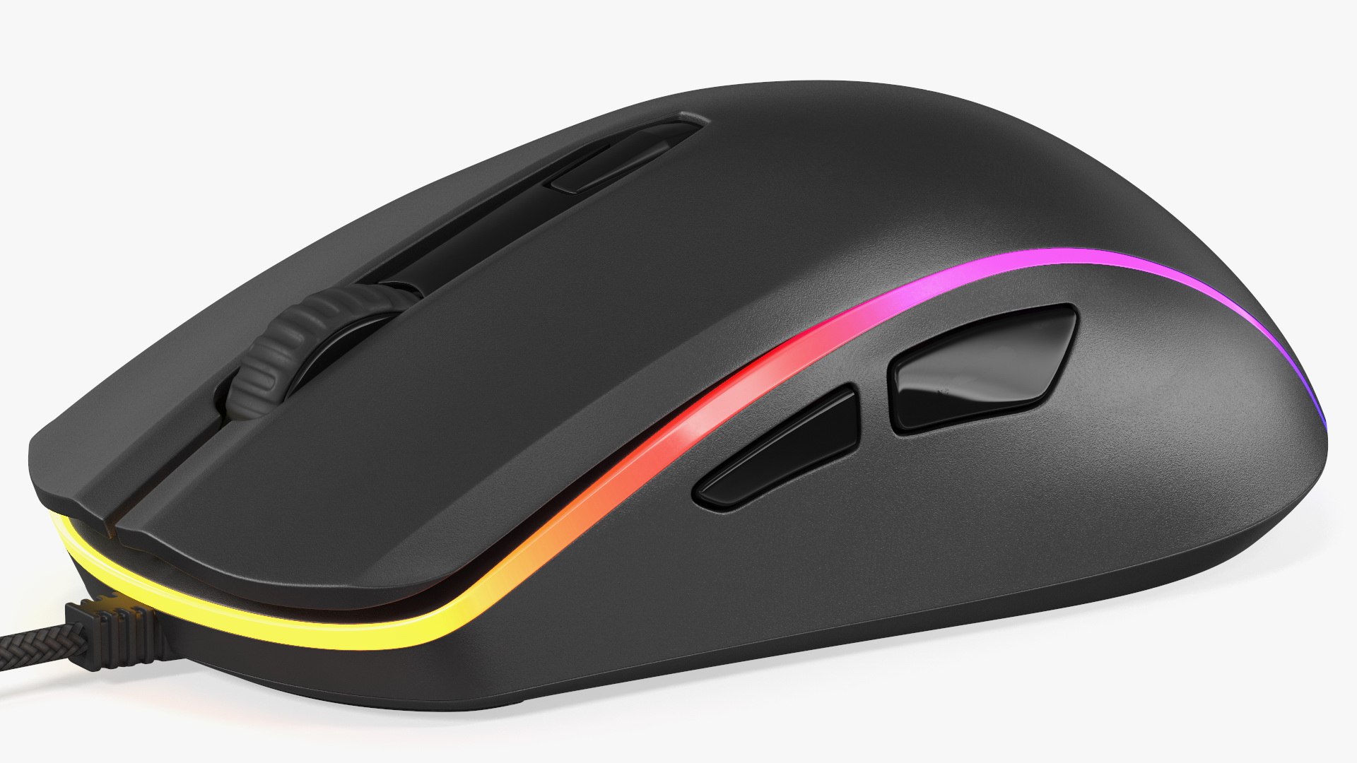 Wired rgb gaming mouse computer model - TurboSquid 1700140