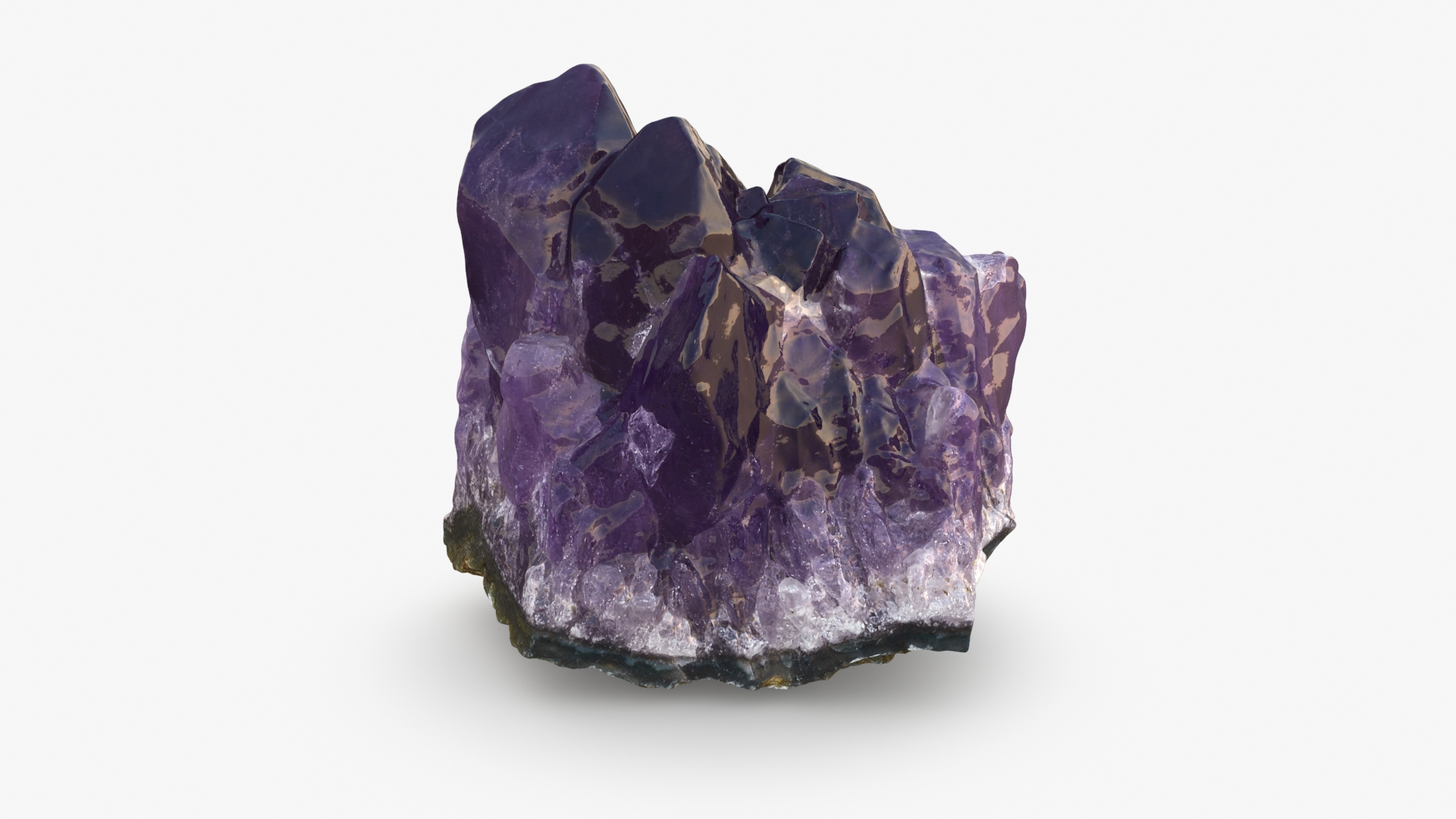 3D Amethyst Stone Collection Model - TurboSquid 2279551