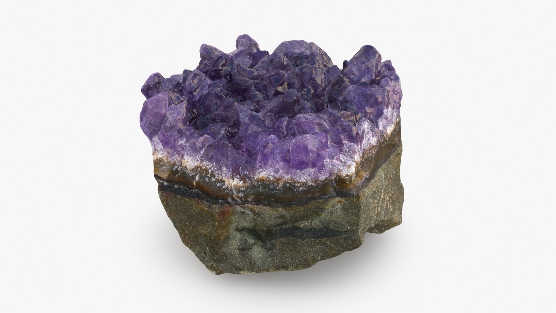 3D Amethyst Stone Collection Model - TurboSquid 2279551