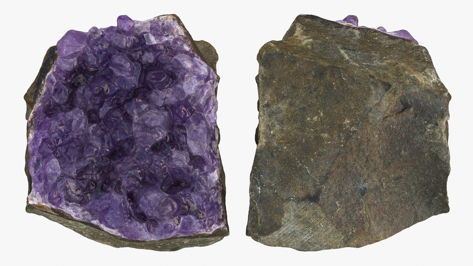 3D Amethyst Stone Collection Model - TurboSquid 2279551