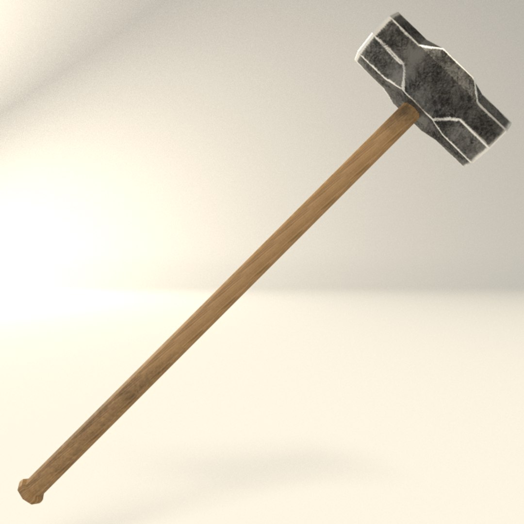 3d Model Sledgehammer Hammer