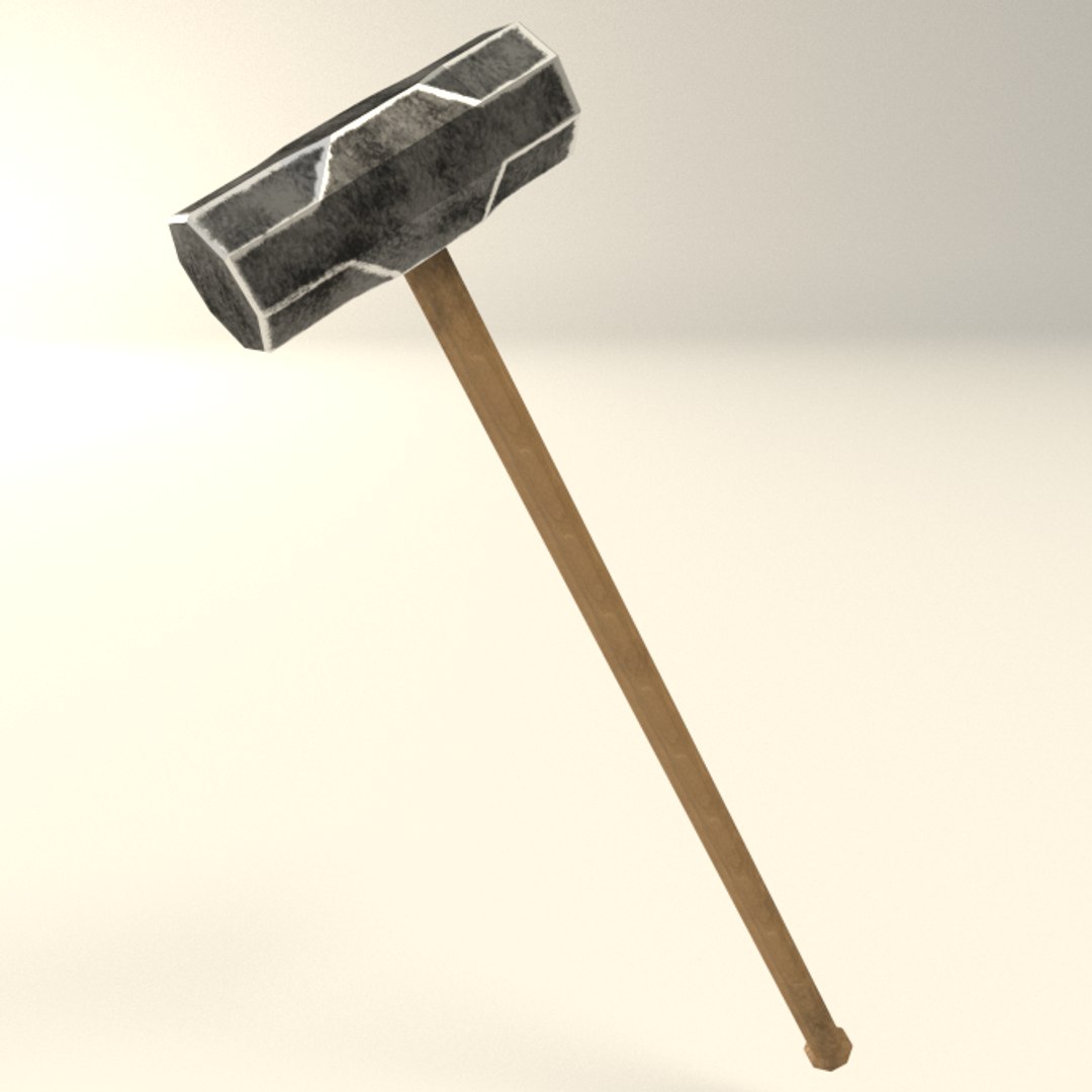 3d Model Sledgehammer Hammer