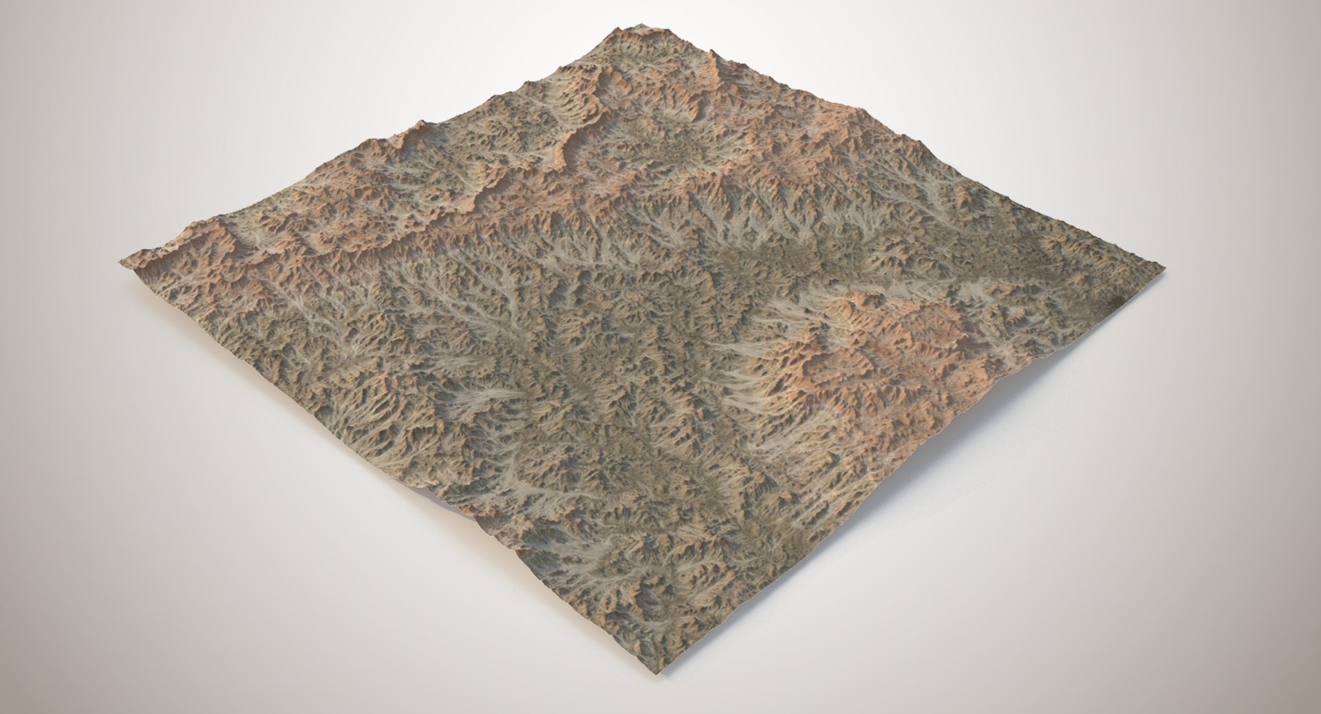 Hills Mountains Terrain 3D Model - TurboSquid 1351985