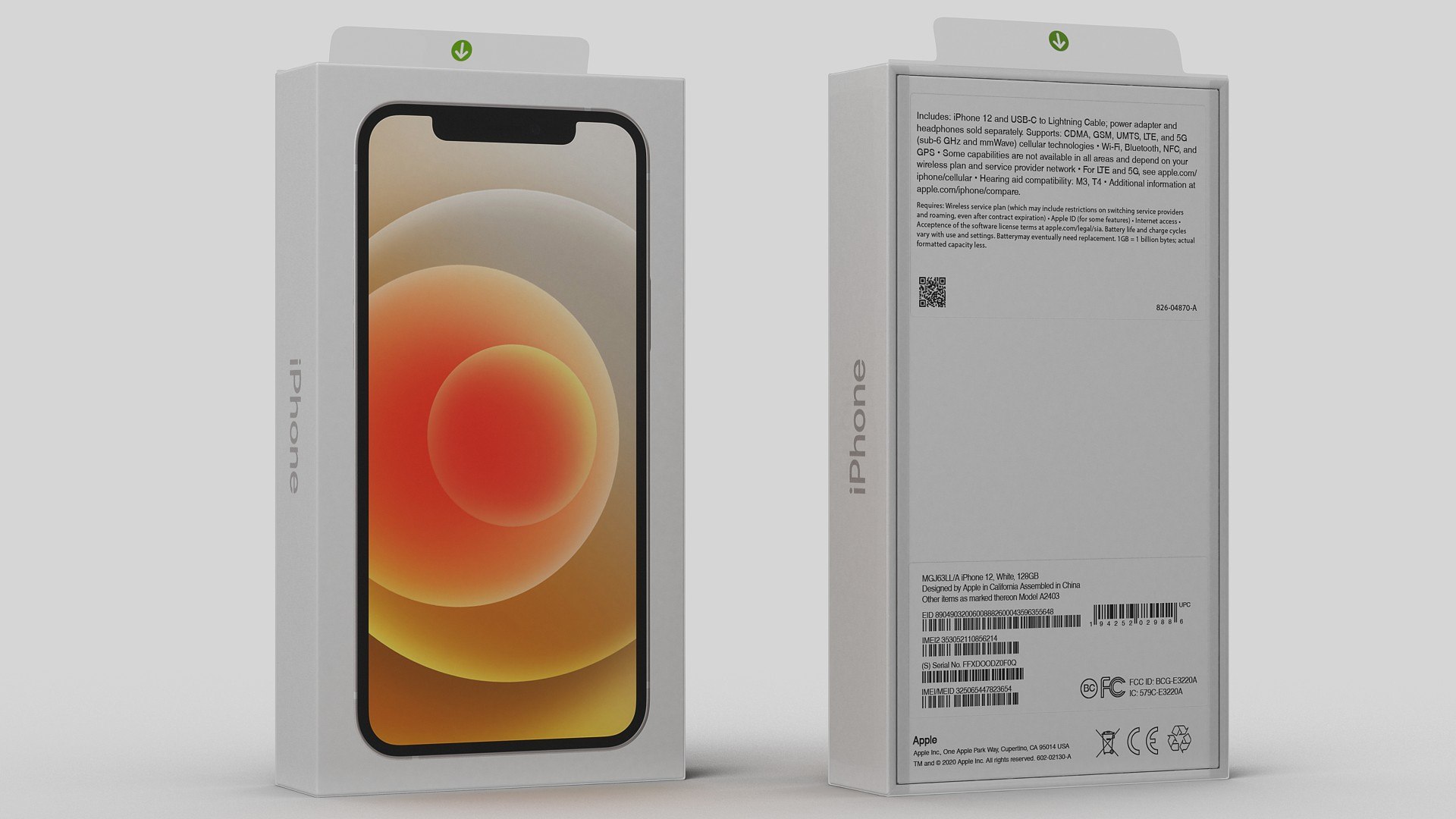 Iphone 12 package box 3D model - TurboSquid 1693760