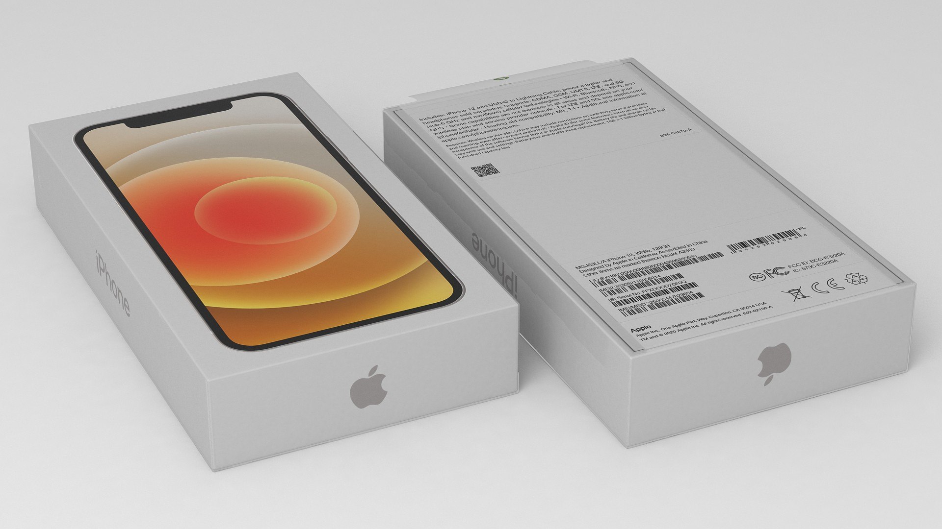 Iphone 12 package box 3D model - TurboSquid 1693760
