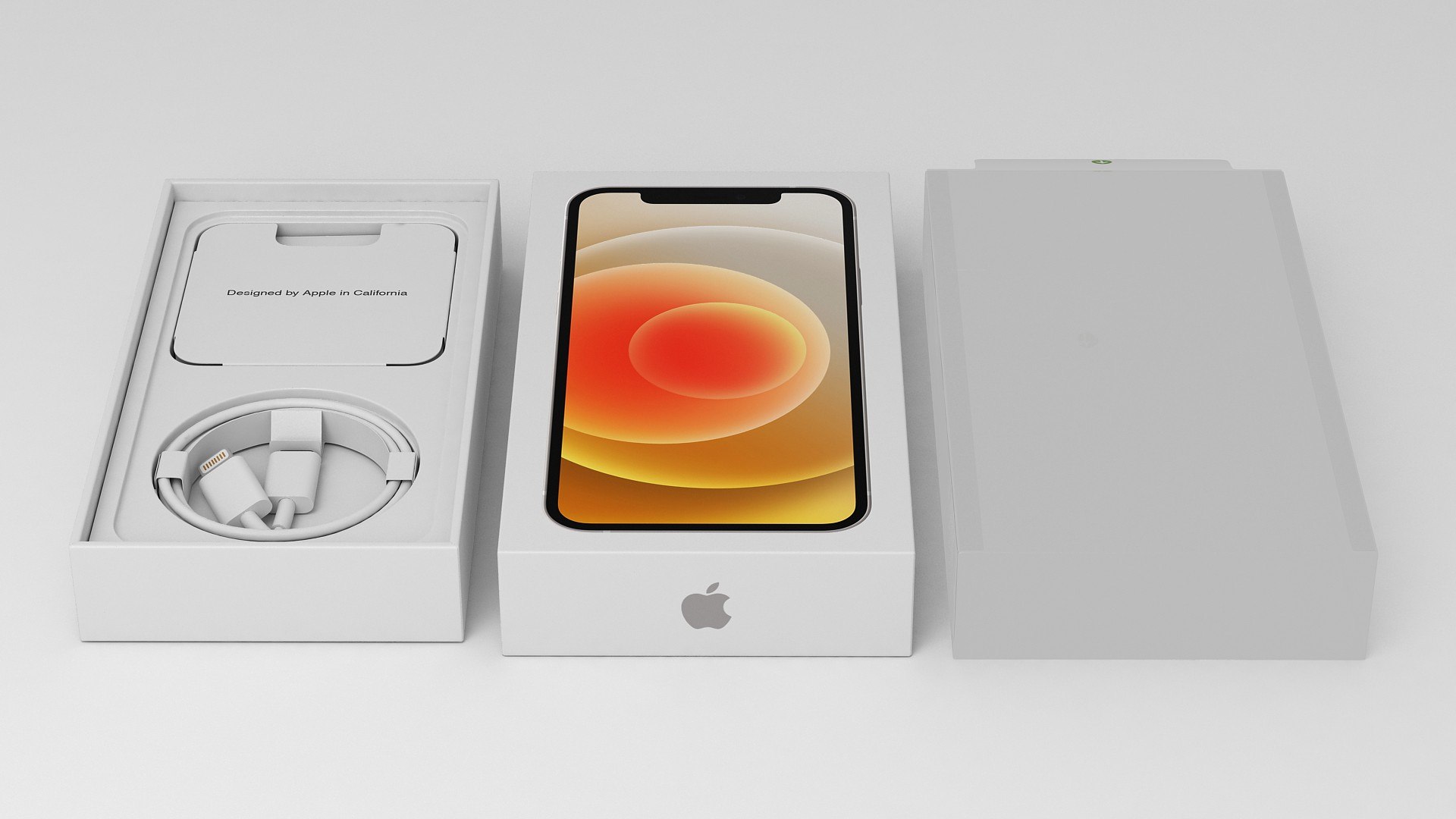 Iphone 12 package box 3D model - TurboSquid 1693760