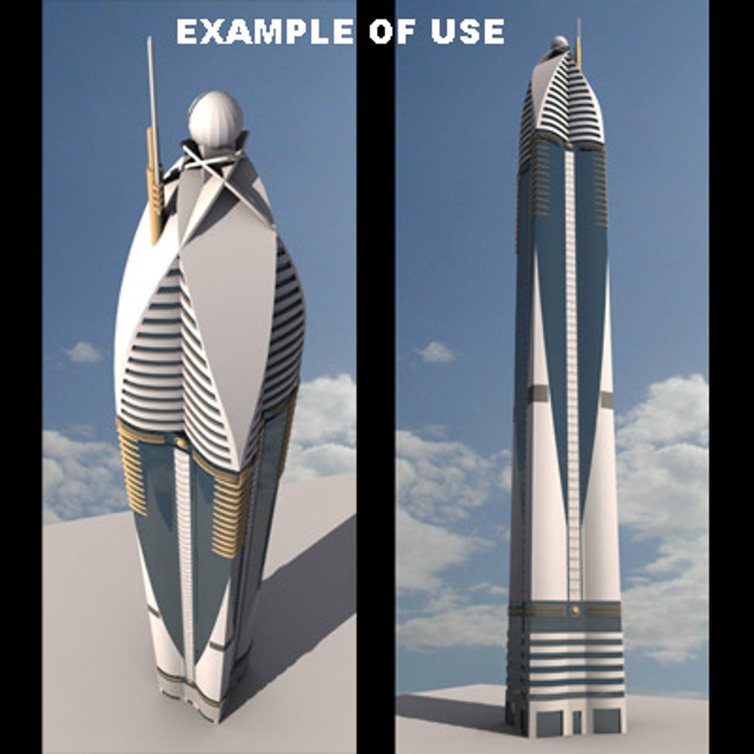 Rose Tower Dubai 3d Model