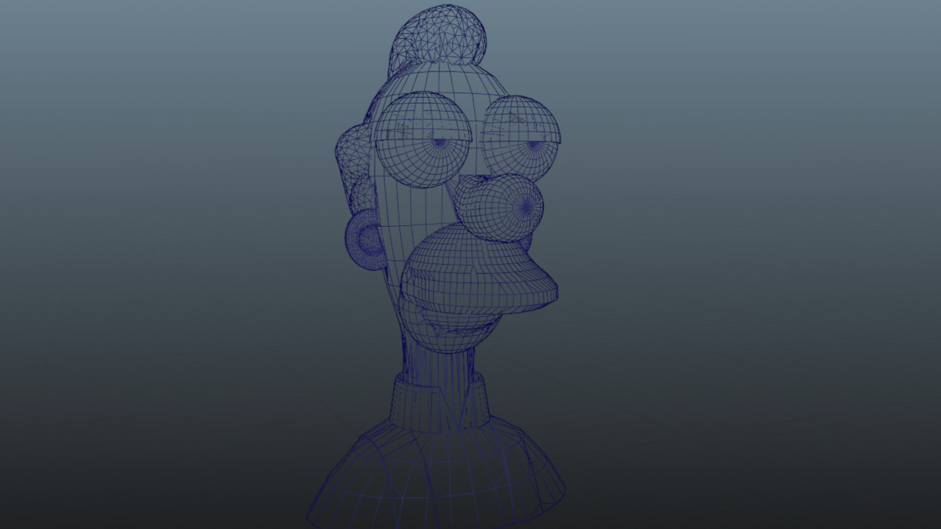 3D The Simpsons - Lenny Leonard Bust - TurboSquid 2171124
