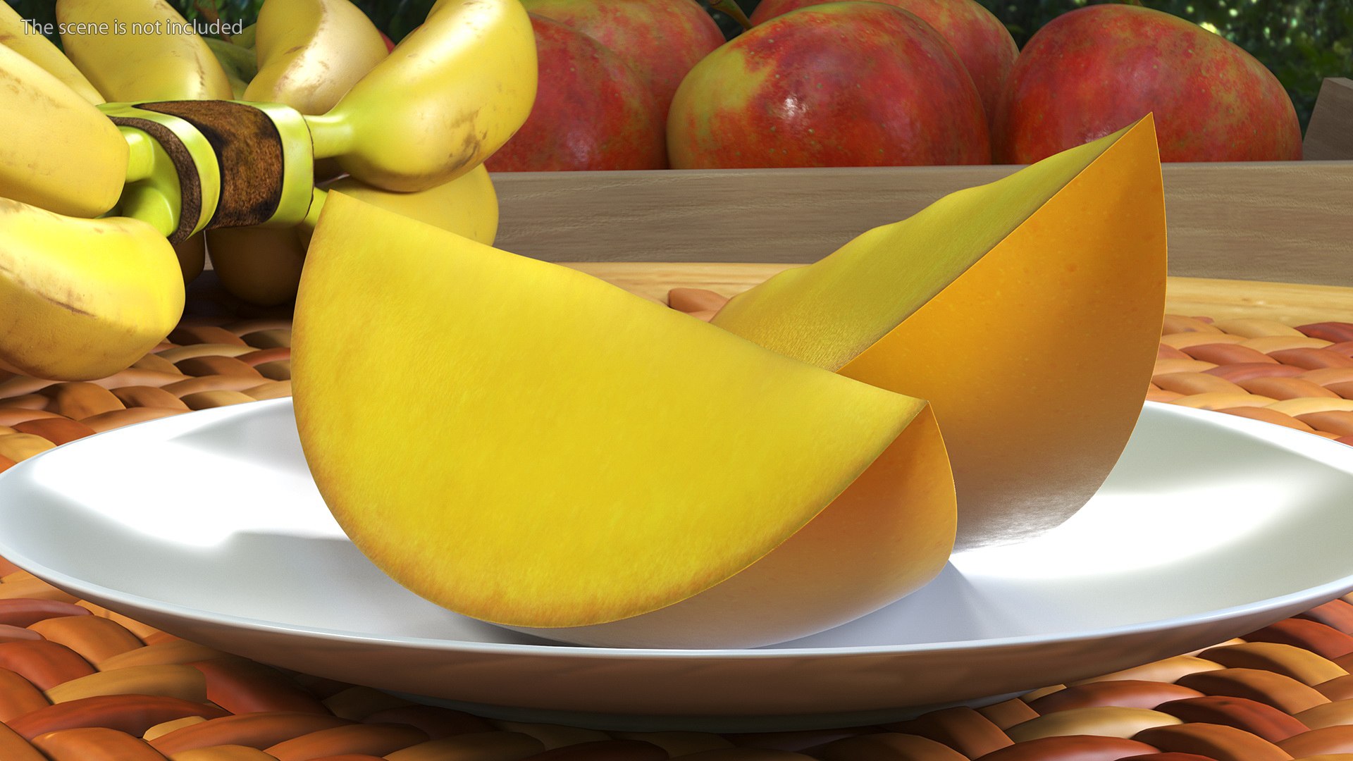 Yellow Mango Slices 3D Model - TurboSquid 2111442